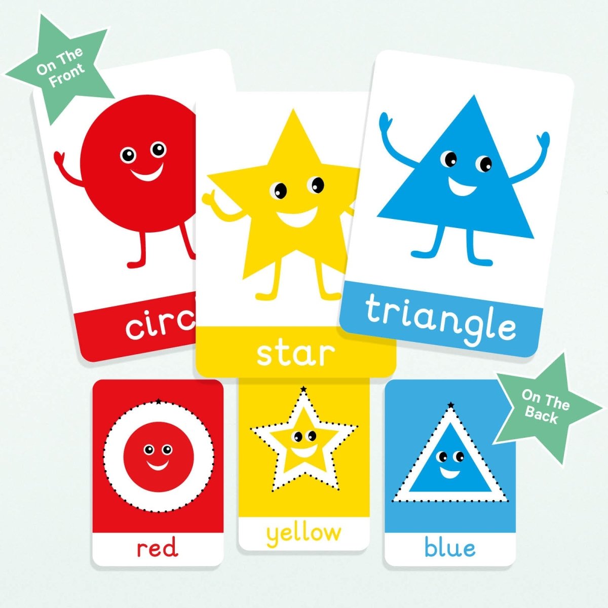 Colours Flashcards and Shapes Toddler Flashcards – My Little Learner