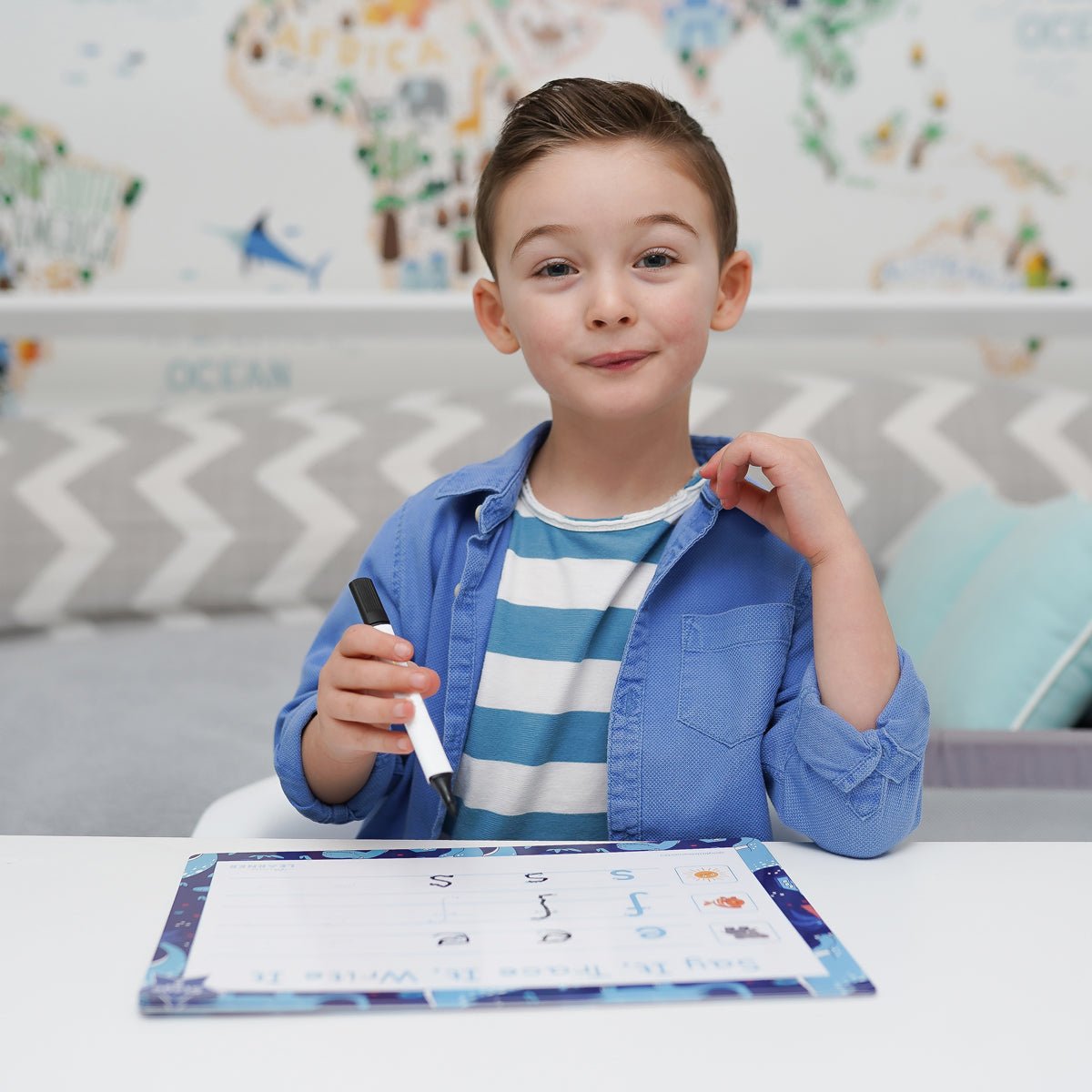 Letter Formation | Wipeable Learning Mats – My Little Learner