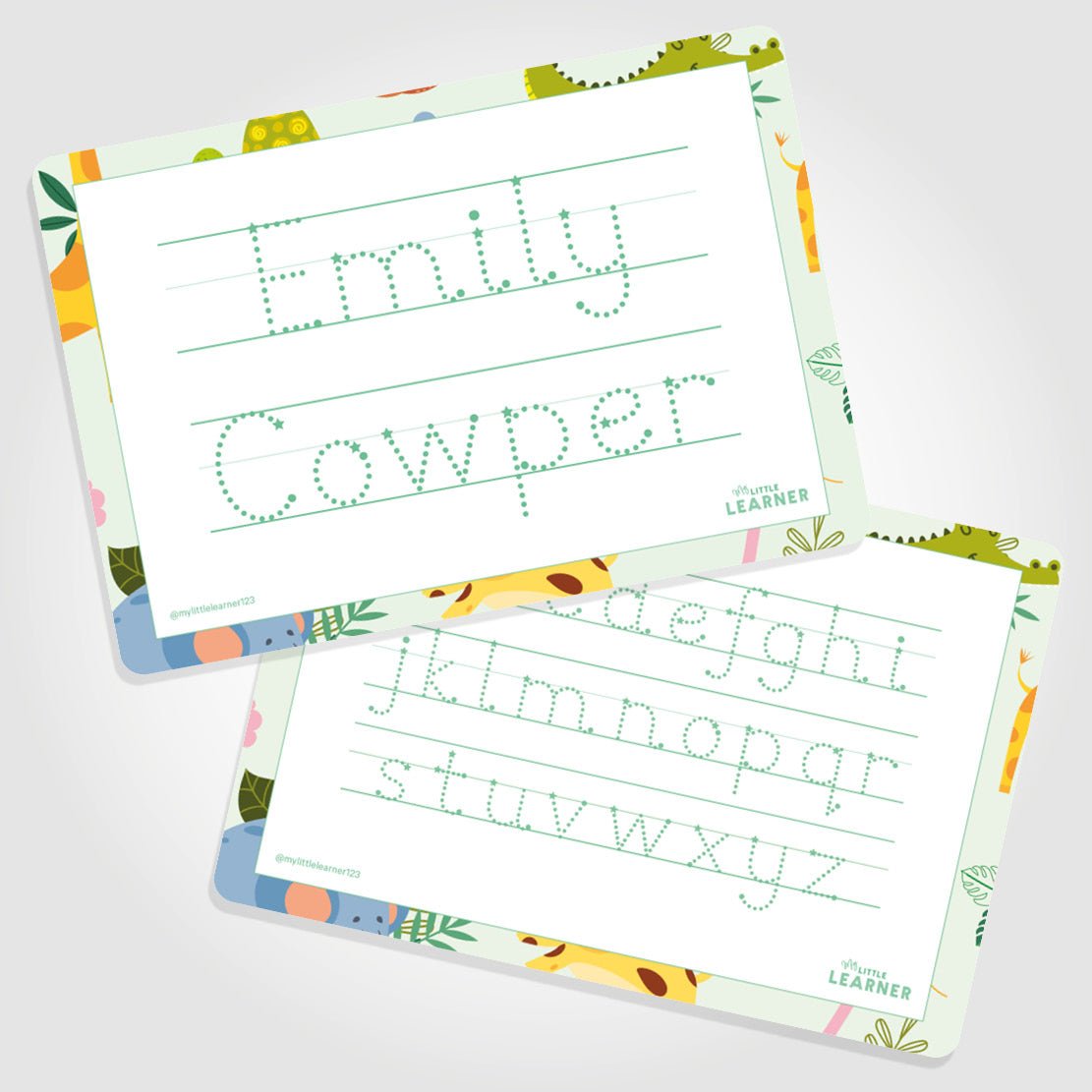 Personalised Learning Mat Full Name Alphabet Or Numbers My Little personalised-learning-mat-full-name-alphabet-or-numbers-my-little