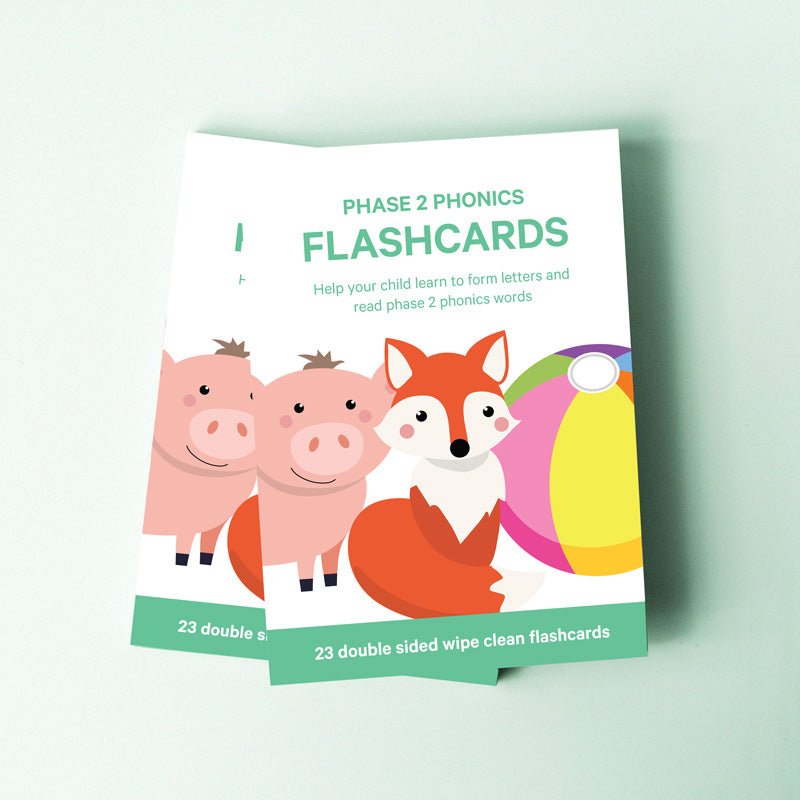 Phase 2 Phonics Flashcards With Bright Colour Pictures – My Little Learner