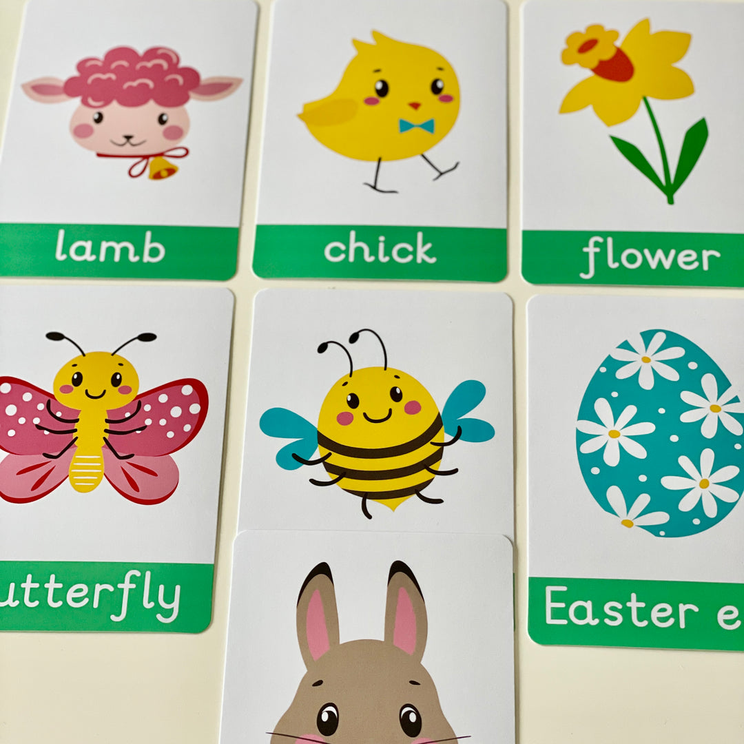 Easter Spring Flashcards | Toddler Flashcards – My Little Learner