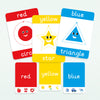 Colours Flashcards and Shapes | Wipeable Activity Book For Toddlers ...