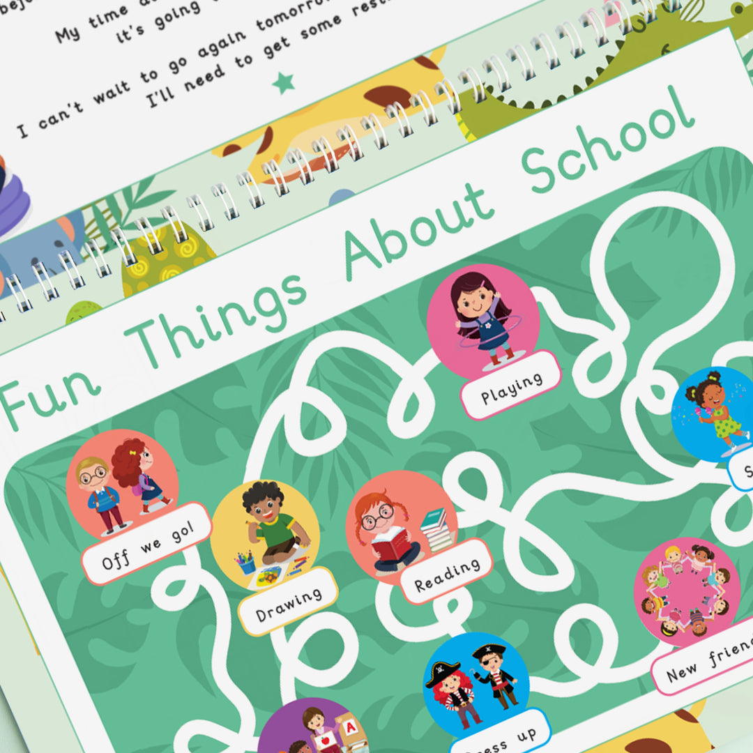 Starting School Learning Book, Learning Folder for 4 year olds Phonics ...