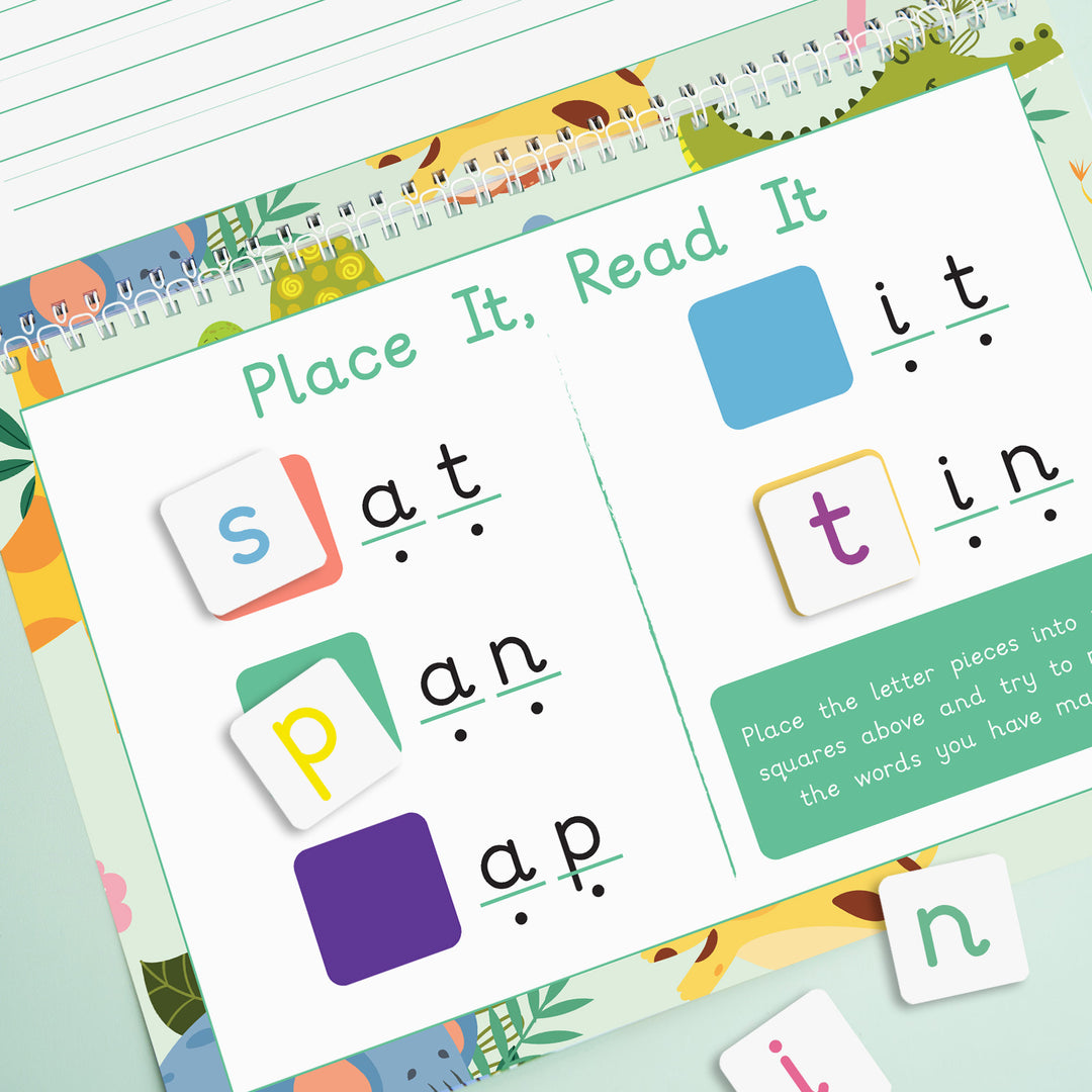 Starting School Learning Book, Learning Folder for 4 year olds Phonics ...