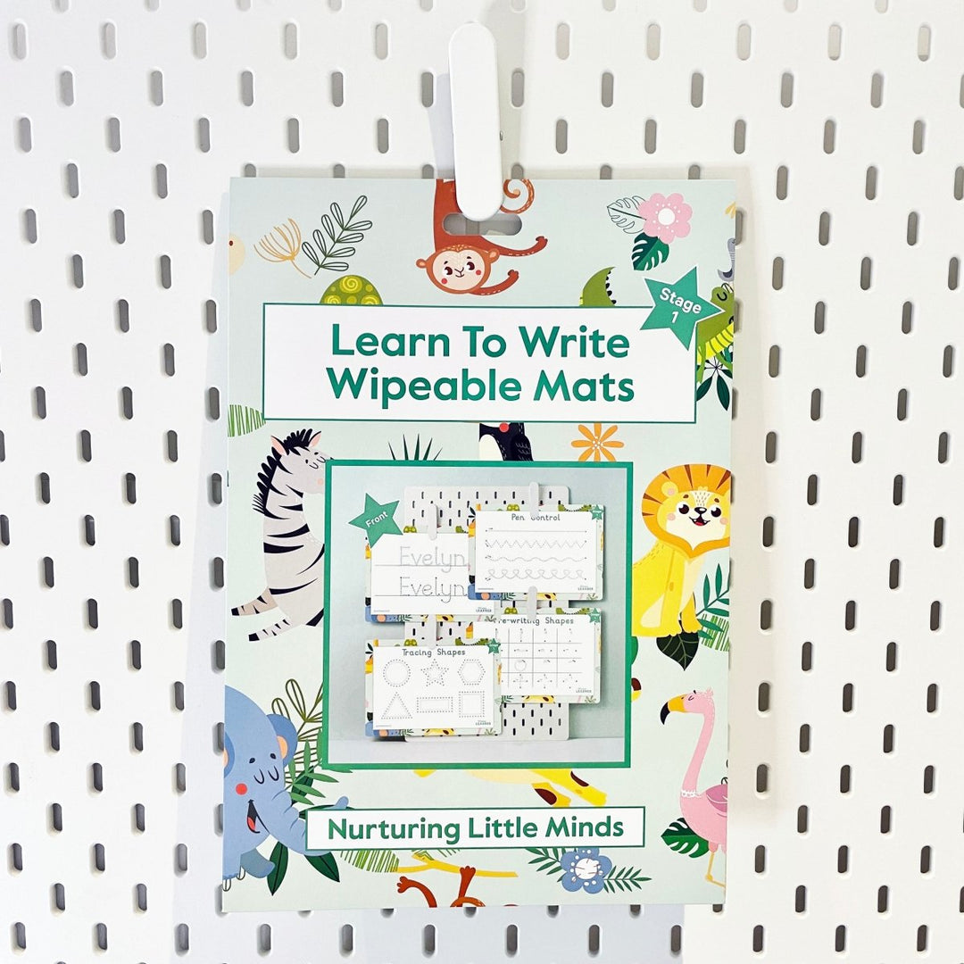 Pre-Writing Gift Set| Learn To Write | Wipeable Learning Mats – My ...