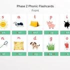 Phase 2 Phonics Flashcards With Bright Colour Pictures – My Little Learner