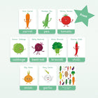 Vegetable Flashcards - SOLD OUT – My Little Learner