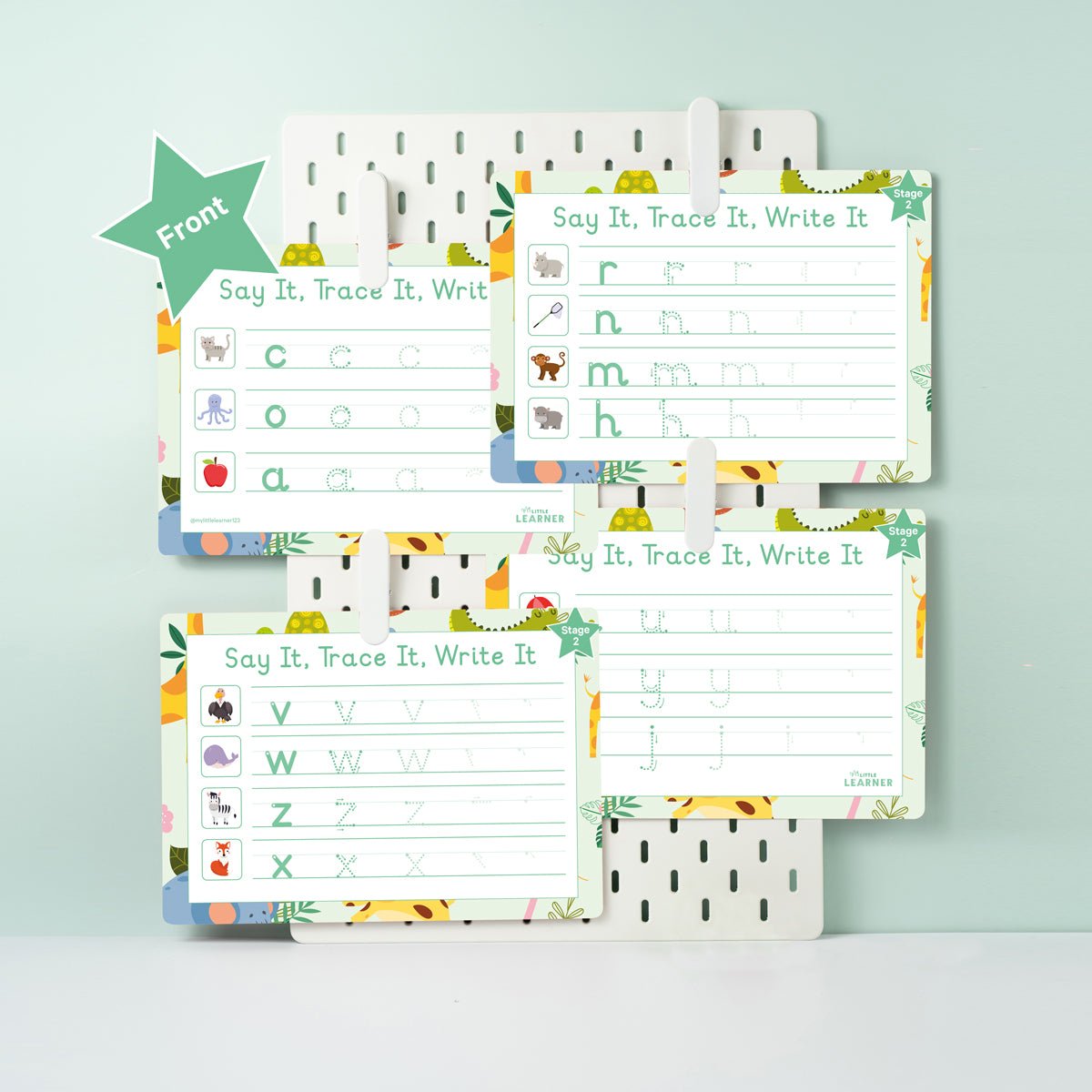 Letter Formation | Wipeable Learning Mats – My Little Learner