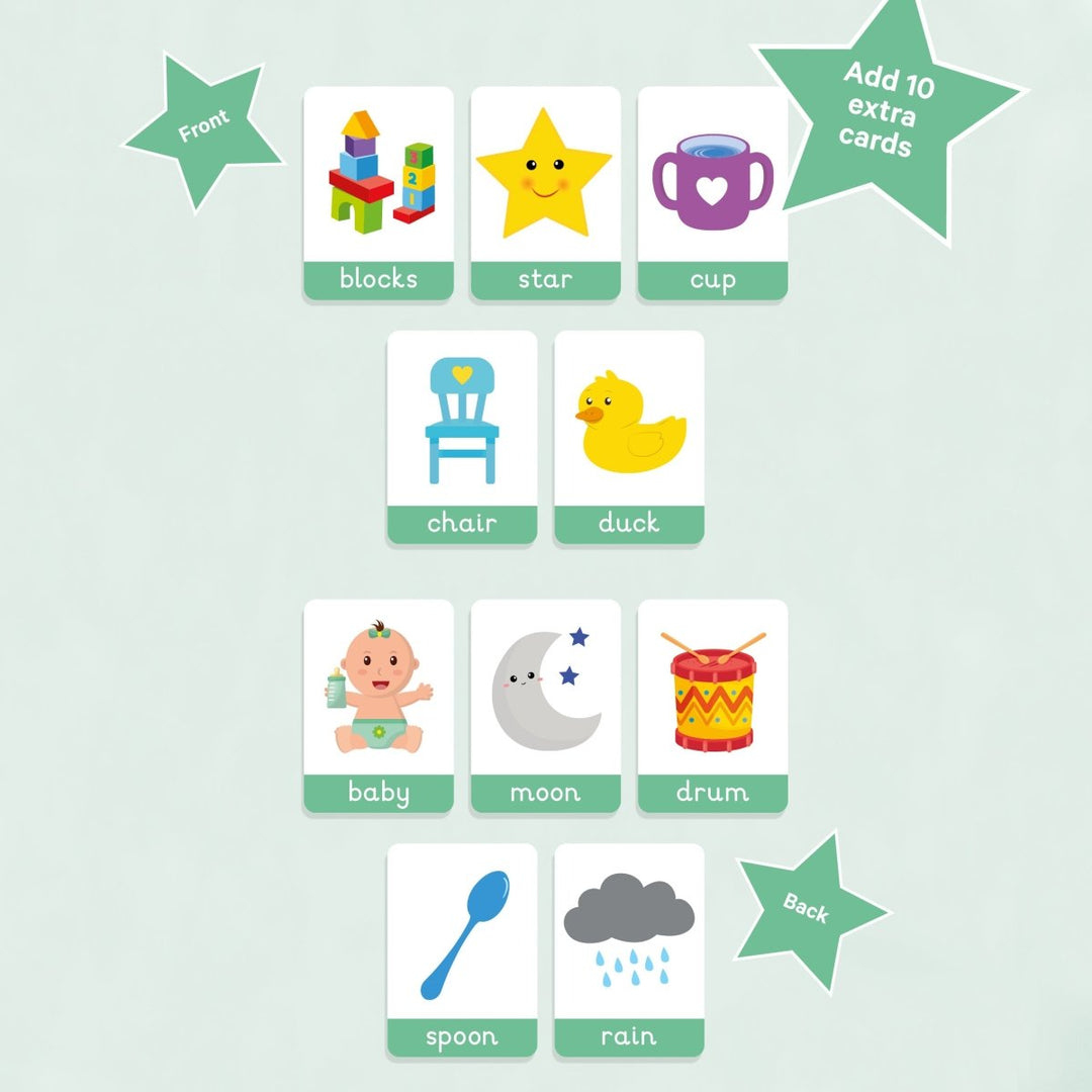 First Words Flashcards | Baby & Toddler Flashcards – My Little Learner