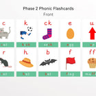 Phase 2 Phonics Flashcards With Bright Colour Pictures – My Little Learner