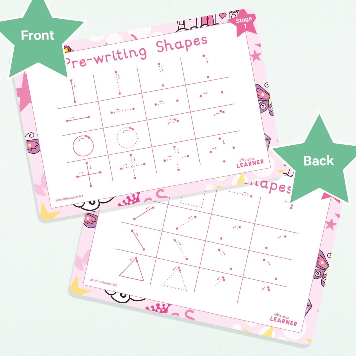 Pre Writing Mats – My Little Learner