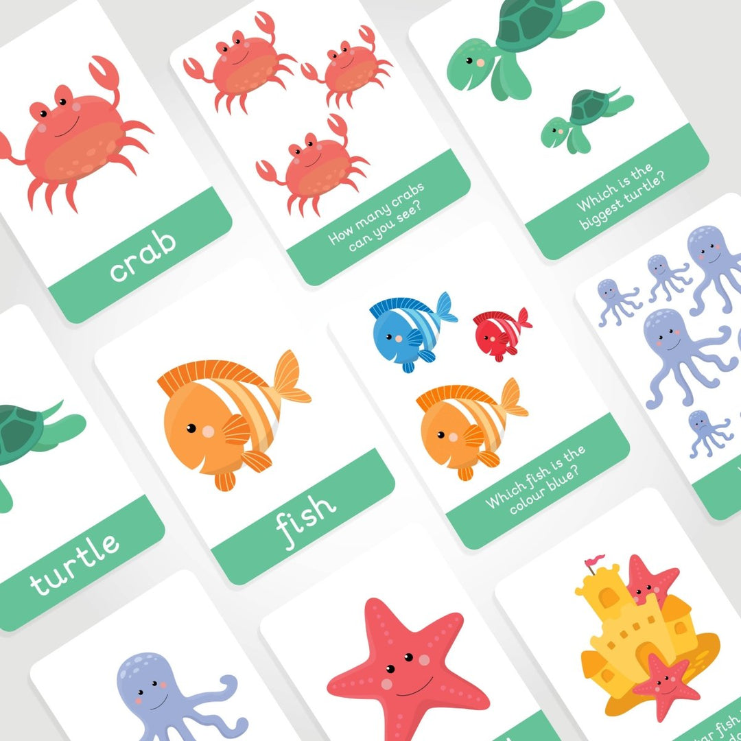 Under The Sea Flashcards - 0 left – My Little Learner