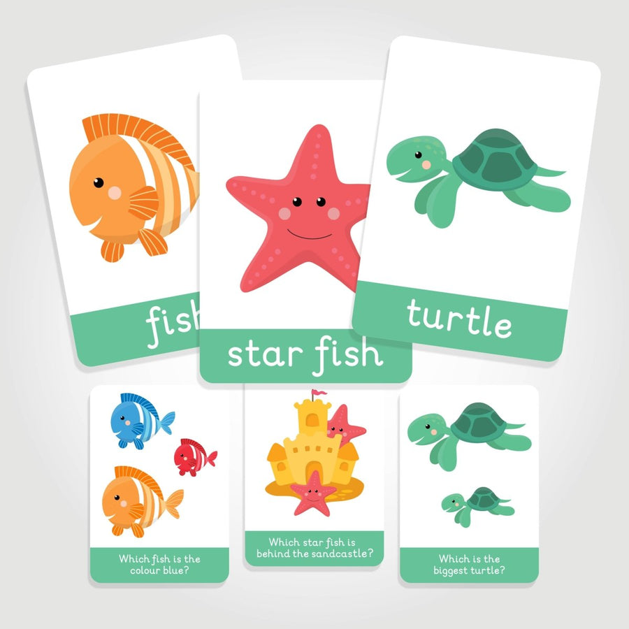Under The Sea Flashcards - 0 left – My Little Learner