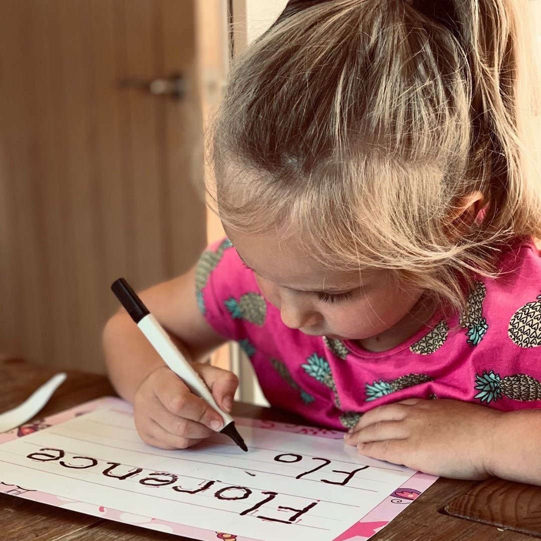 Wipe Clean Writing Mats For Preschool Children – My Little Learner